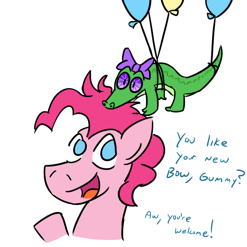 #790170 - safe, artist:jargon scott, gummy, pinkie pie, g4, bubble ...