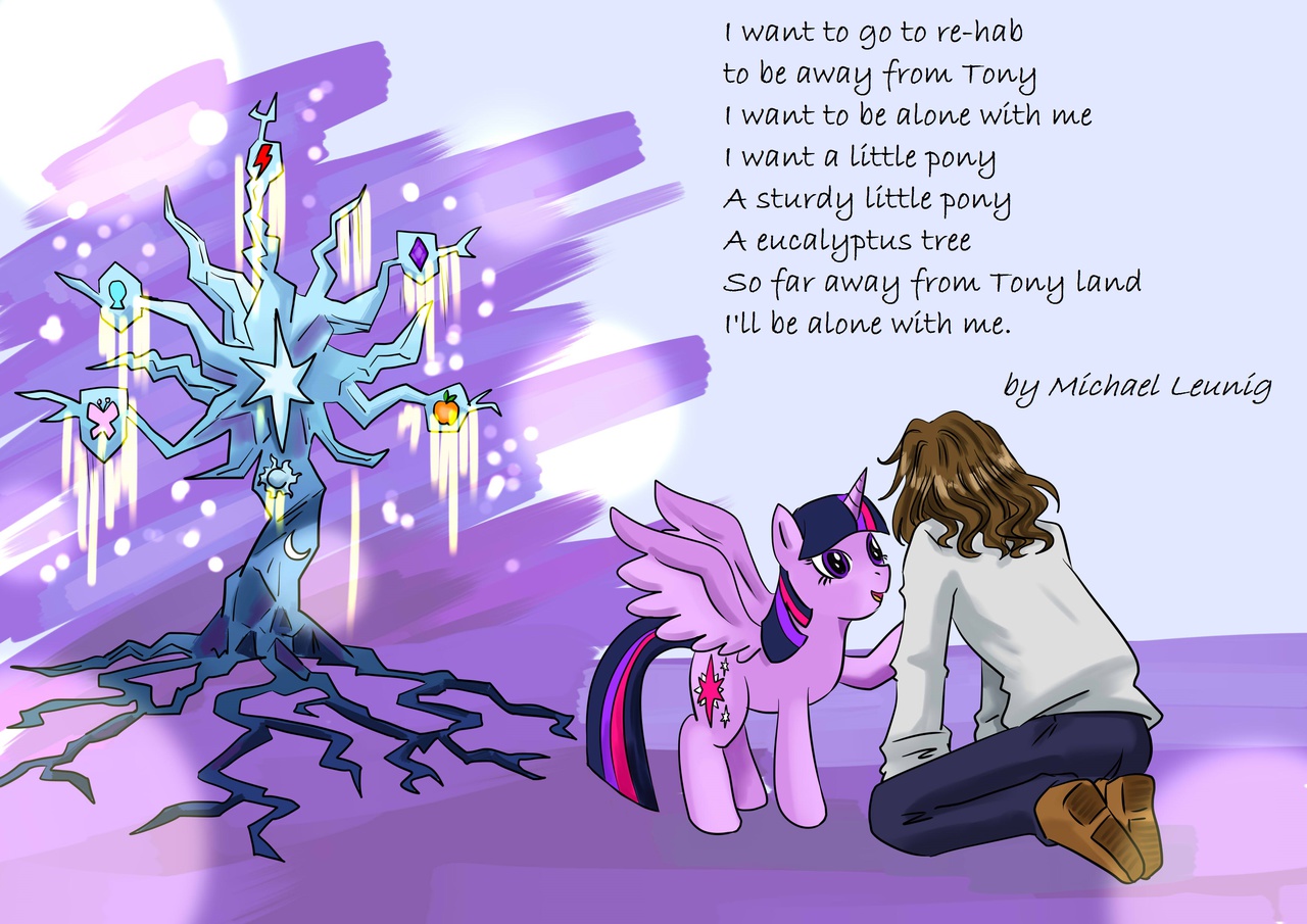 #790980 - safe, artist:zakurarain, tree of harmony, twilight sparkle ...