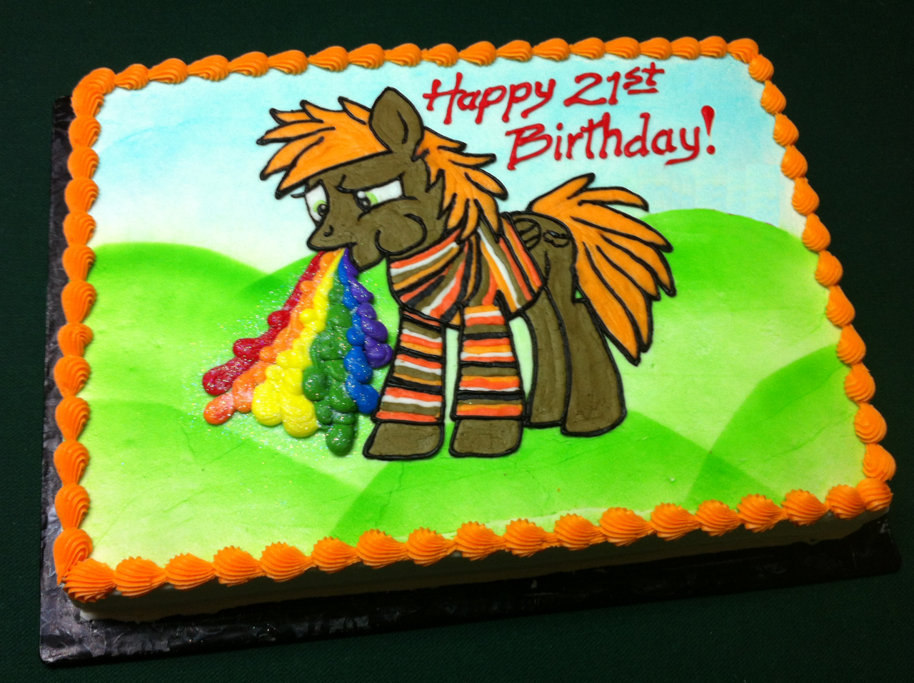 #791351 - safe, artist:braeburnedsmom, oc, oc only, oc:umber, cake ...