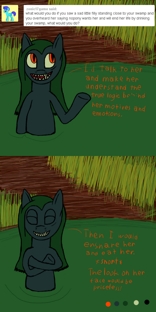 #793032 - semi-grimdark, artist:fonypan, oc, oc only, oc:drosera ...