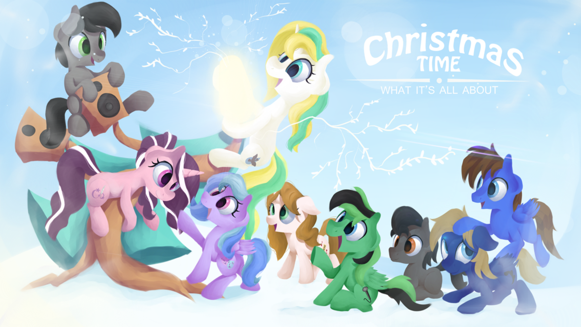 #794549 - safe, artist:opticspectrum, oc, oc only, christmas - Derpibooru