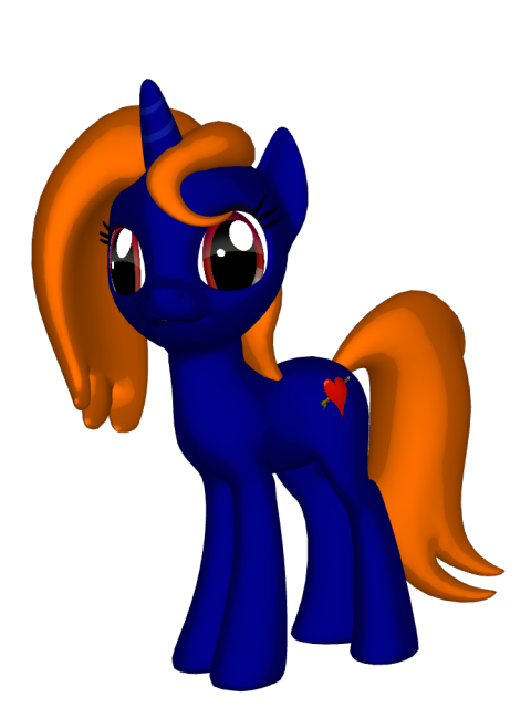 #794600 - safe, oc, oc only, oc:heart taker, 3d, solo - Derpibooru