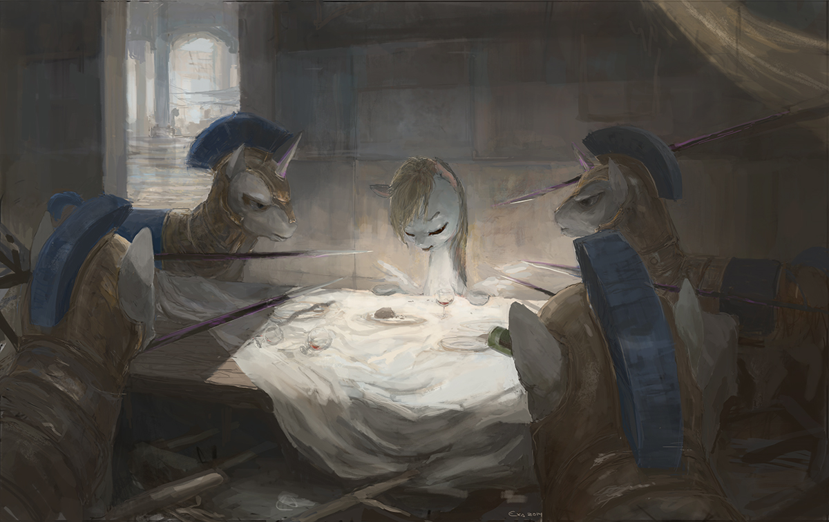 #795247 - safe, artist:php90, derpy hooves, pegasus, pony, armor, eyes ...