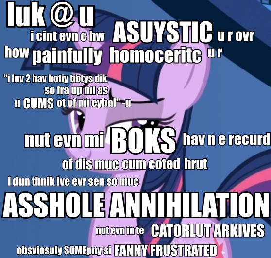 #548138 - questionable, twilight sparkle, buttfrustrated, butthurt ...