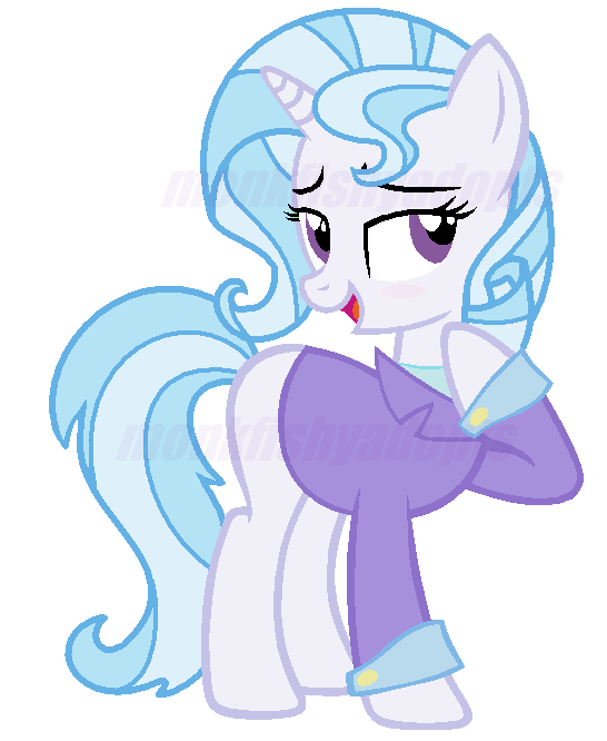 #550957 - safe, artist:monkfishyadopts, rarity, trixie, oc, oc only ...