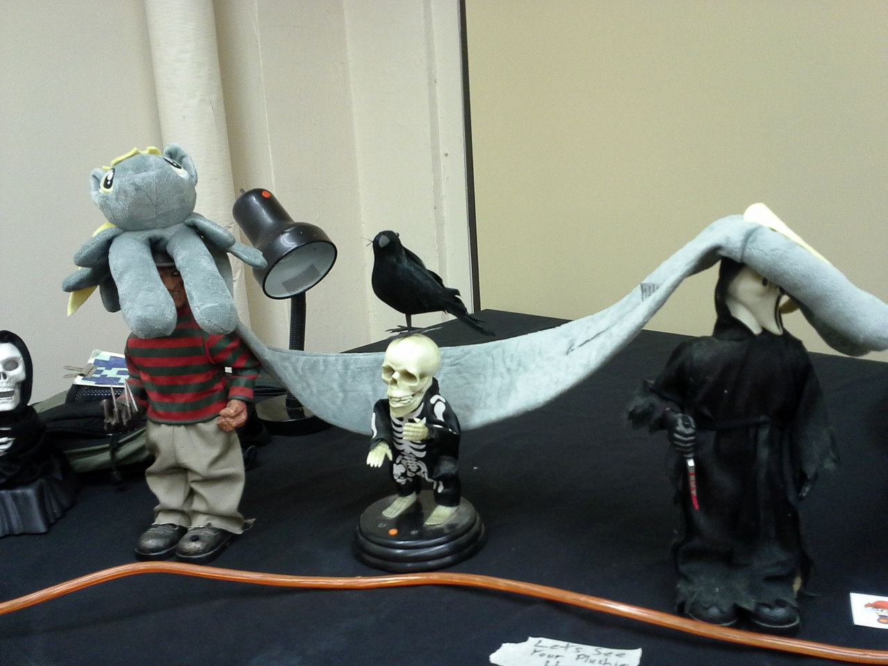 #552078 - safe, derpy hooves, bird, crow, pegasus, pony, bone, bronies ...