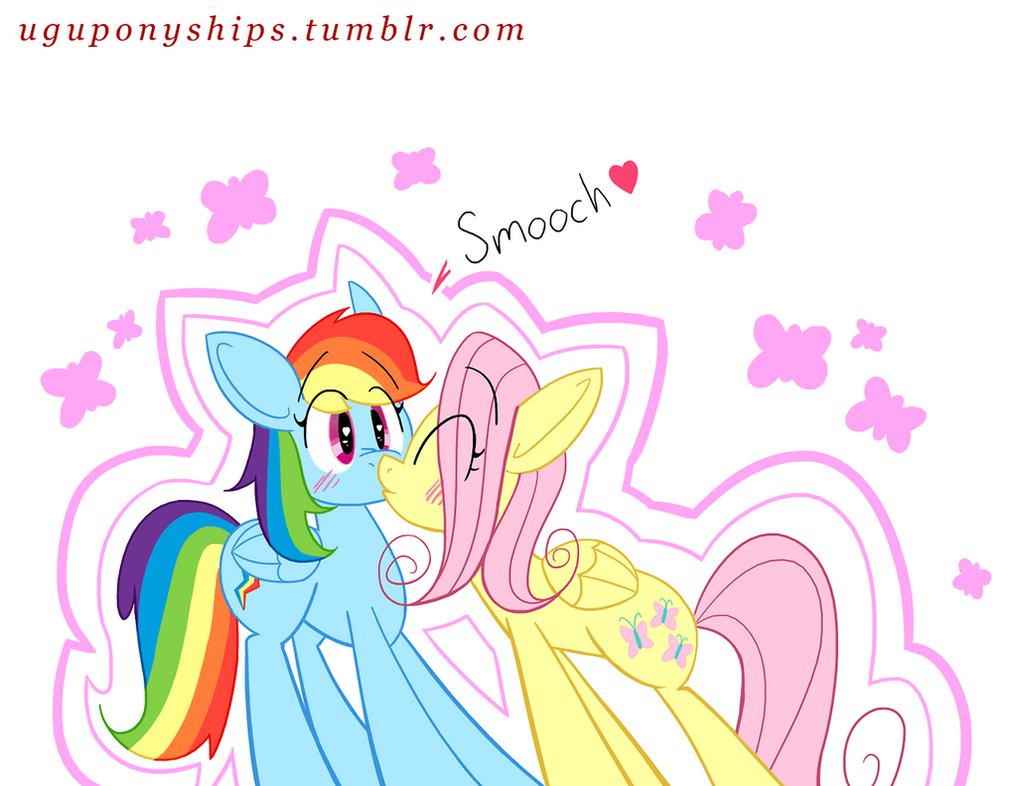 #553375 - safe, artist:uguponyships, fluttershy, rainbow dash, pegasus ...