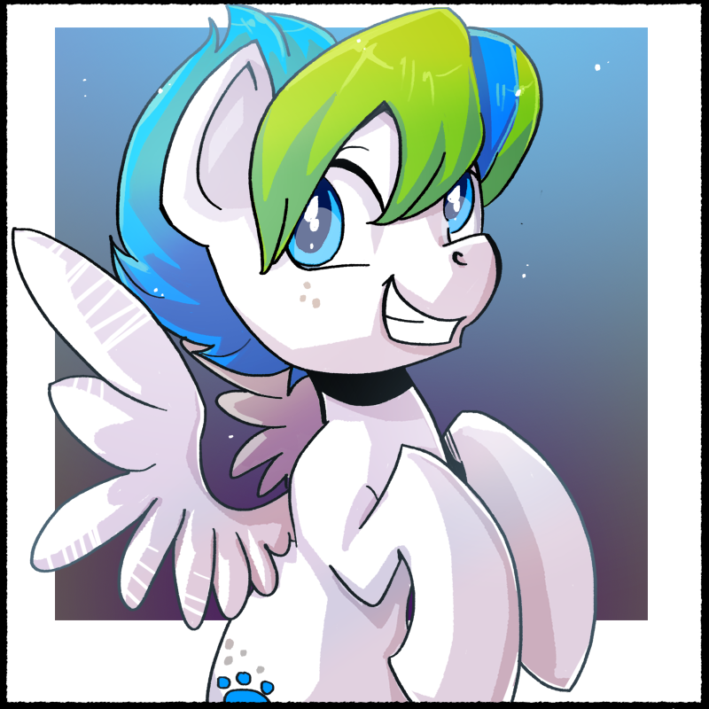 #540959 - safe, artist:ellisarts, oc, oc only, oc:ferret shock, solo ...