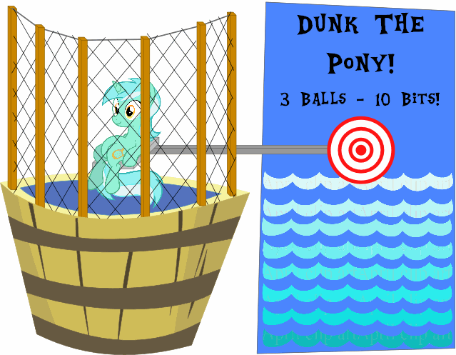 #557193 - safe, lyra heartstrings, g4, animated, dunk tank, female ...