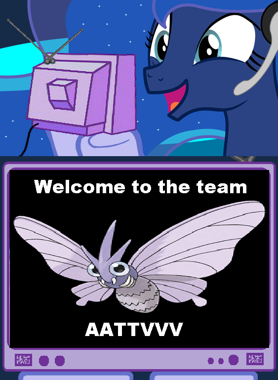 #558168 - safe, princess luna, venomoth, gamer luna, g4, aattvvv, atv ...
