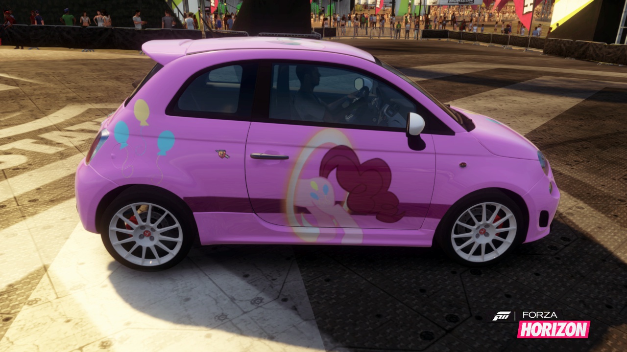 #558562 - safe, pinkie pie, earth pony, pony, g4, abarth, abarth 500 ...