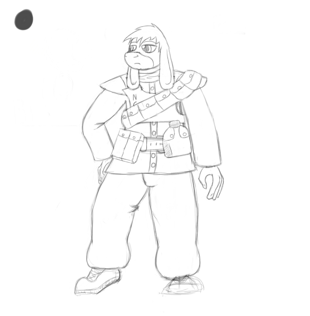 #562793 - safe, artist:facade, oc, oc only, donkey, anthro, fallout ...