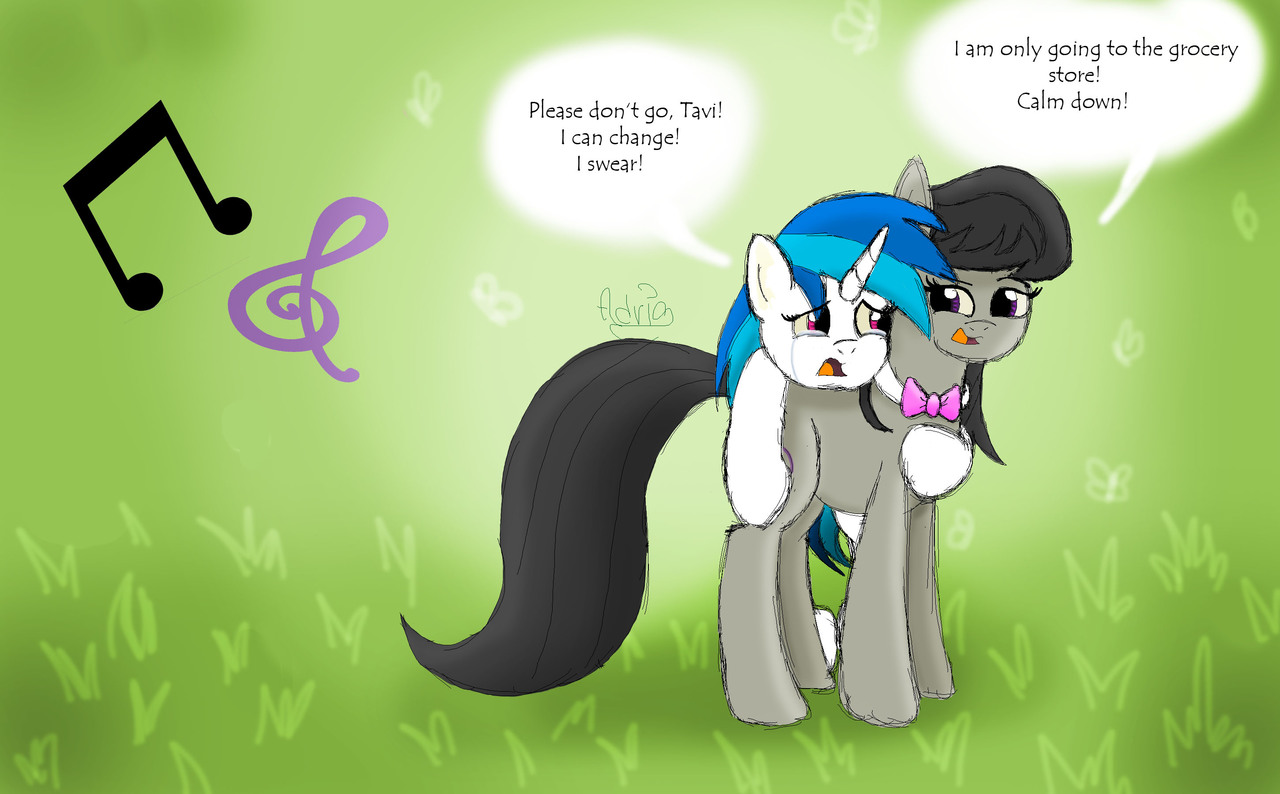 #563332 - safe, artist:adriaxwolf, dj pon-3, octavia melody, vinyl ...