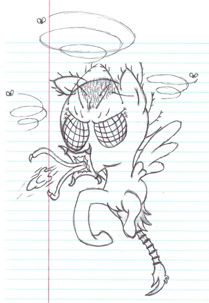 #563491 - semi-grimdark, artist:partner345, fly, abomination ...