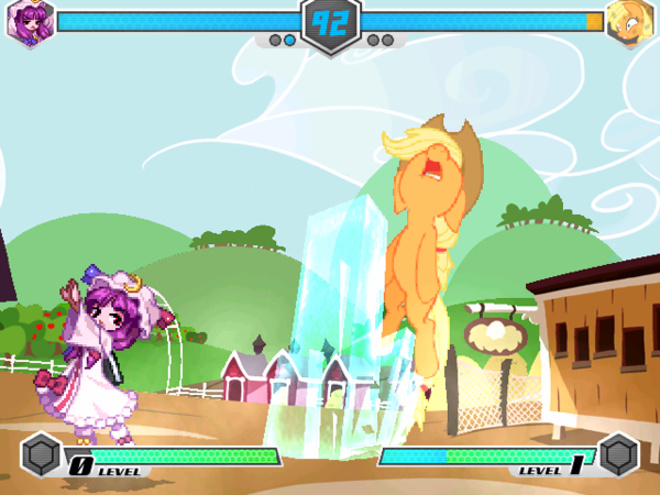 #547029 - safe, applejack, fighting is magic, g4, crossover, mugen ...