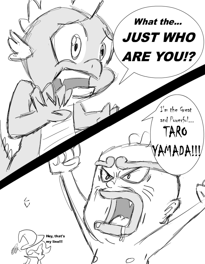 #563876 - safe, artist:rinsankajugin, spike, trixie, g4, chinyuki taro ...