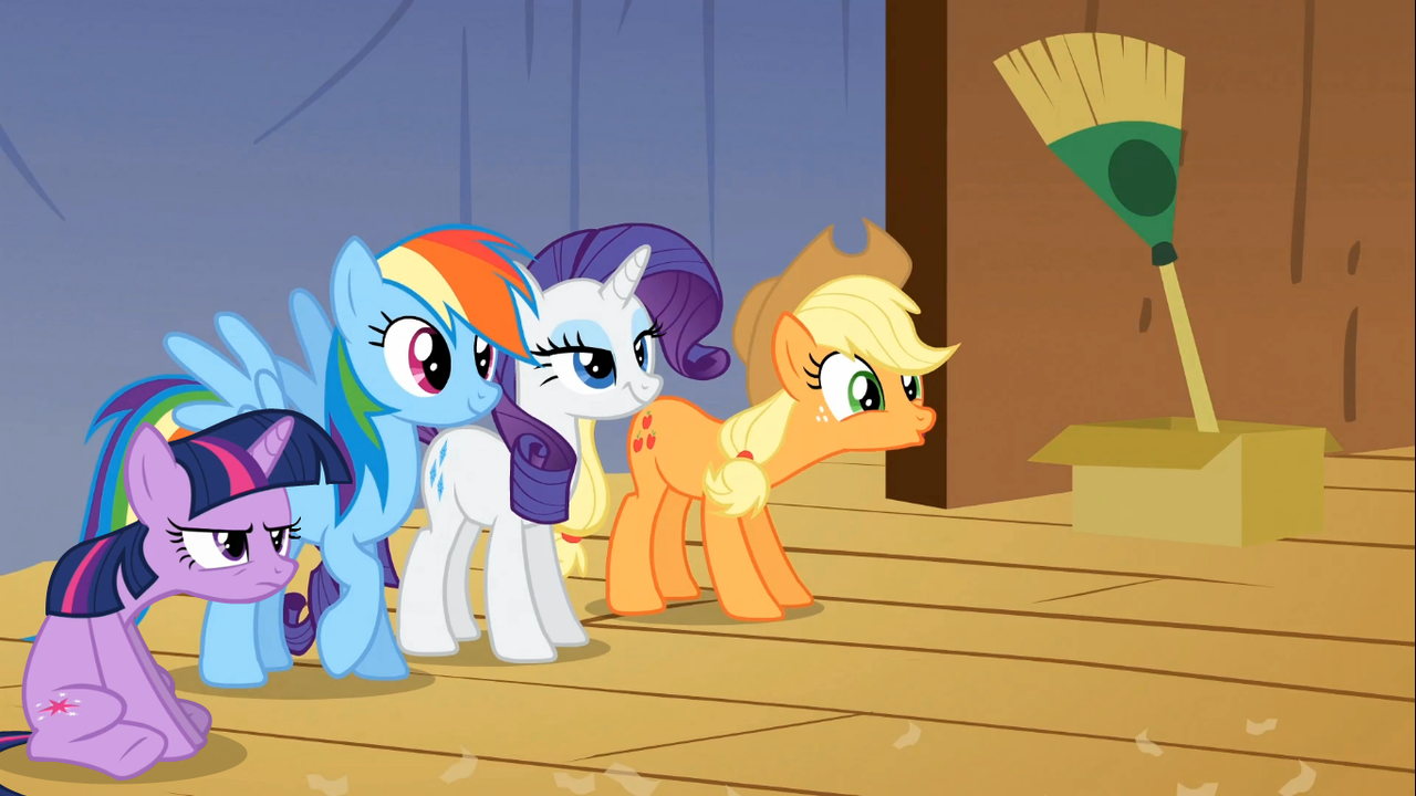 #571884 - safe, edit, edited screencap, screencap, applejack, rainbow ...