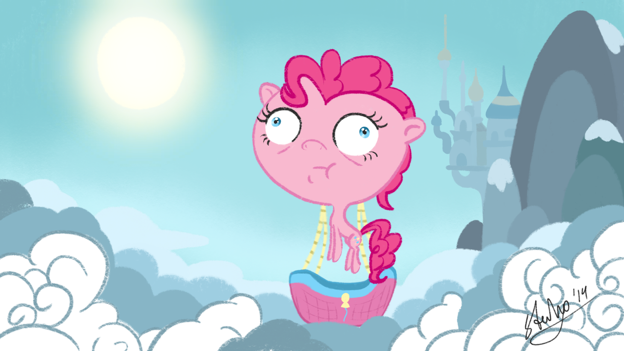 #572163 - safe, artist:stuhp, pinkie pie, earth pony, pony, g4, balloon ...