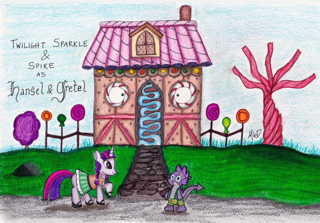 #573019 - safe, artist:megandresback, spike, twilight sparkle, dragon ...