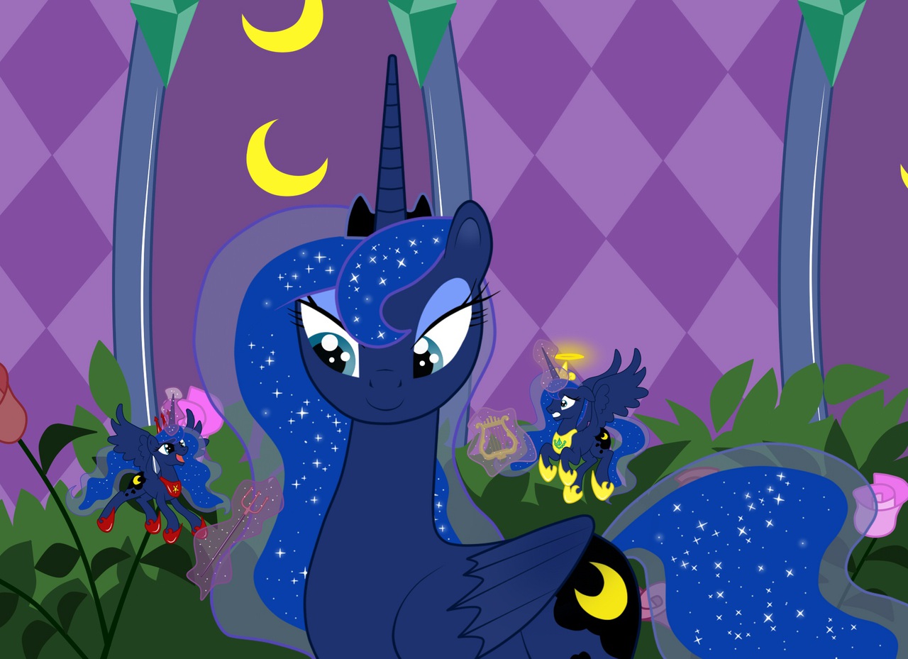 #573249 - dead source, safe, artist:artknorke, princess luna, alicorn ...