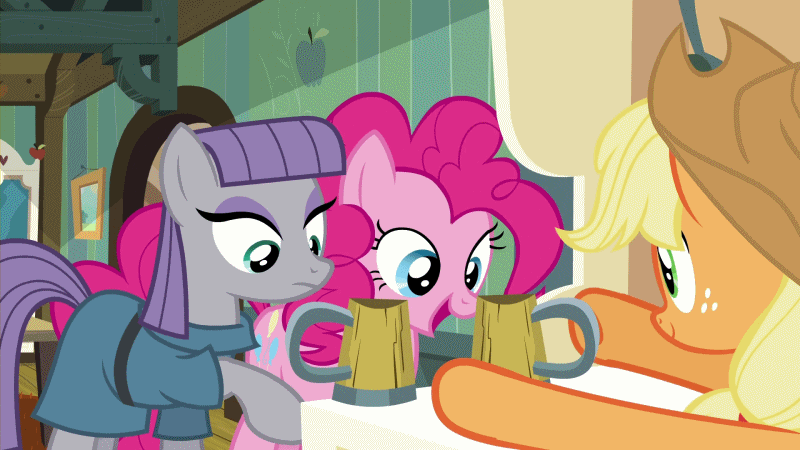 #577879 - safe, screencap, applejack, maud pie, pinkie pie, g4, maud ...