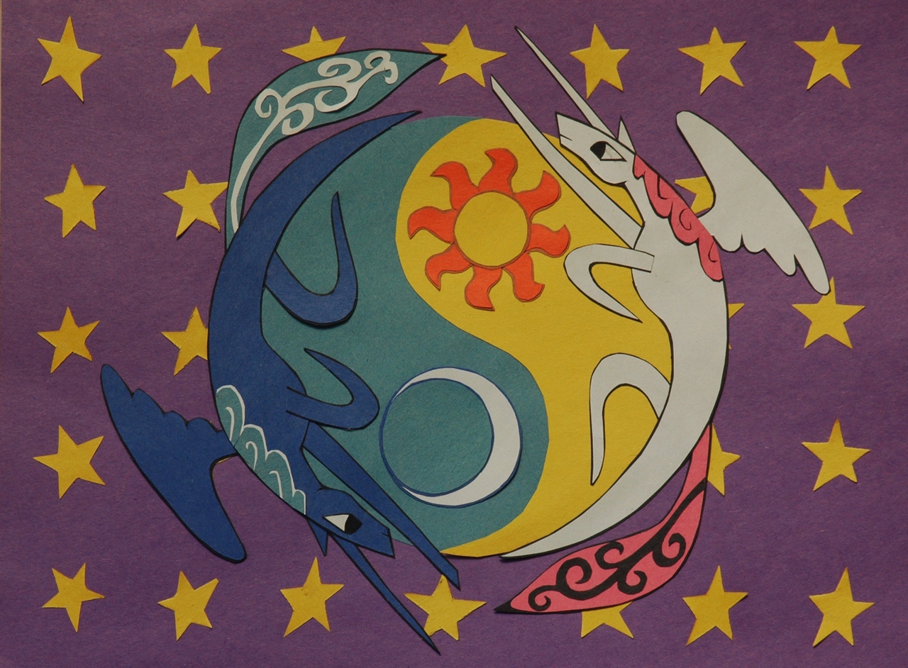 #578429 - safe, artist:whiteheather, princess celestia, princess luna ...