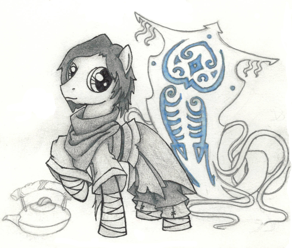 #581724 - safe, artist:princesskeda, avatar wan, ponified, raava ...