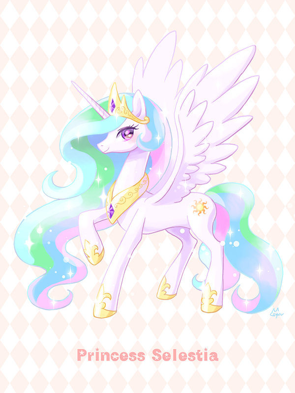 #585513 - safe, artist:catmissile, artist:jonako, princess celestia, alicorn, pony, g4, cute ...