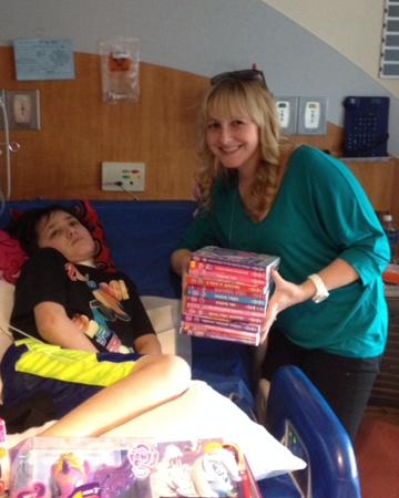 #586943 - safe, pinkie pie, human, g4, andrea libman, brony, irl, irl human, michael morones ...