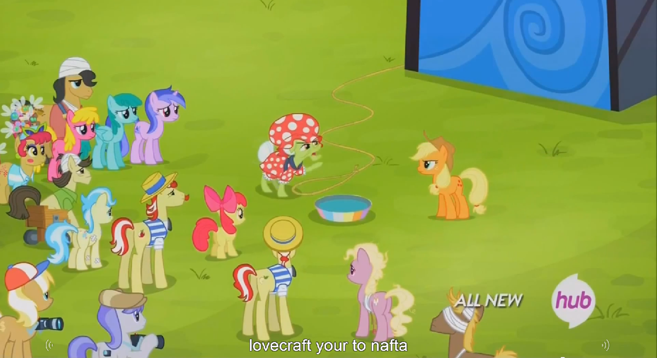 #588443 - safe, screencap, apple bloom, applejack, cherry berry ...