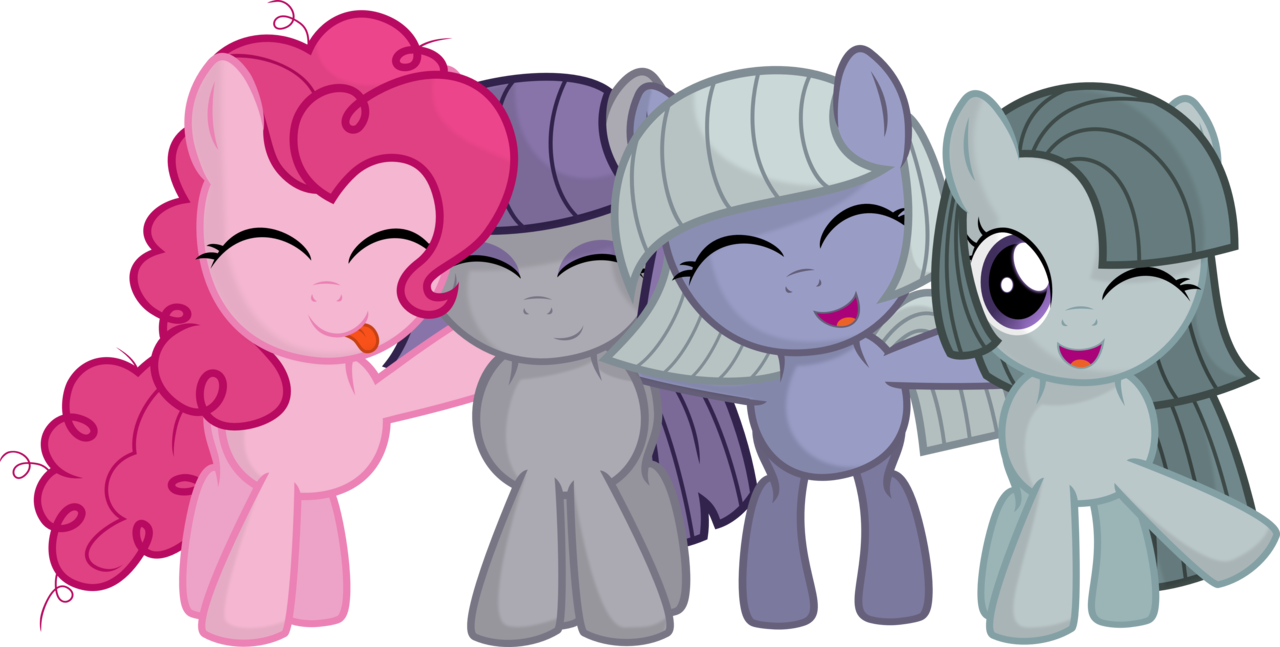 #598425 - safe, artist:godoffury, limestone pie, marble pie, maud pie ...