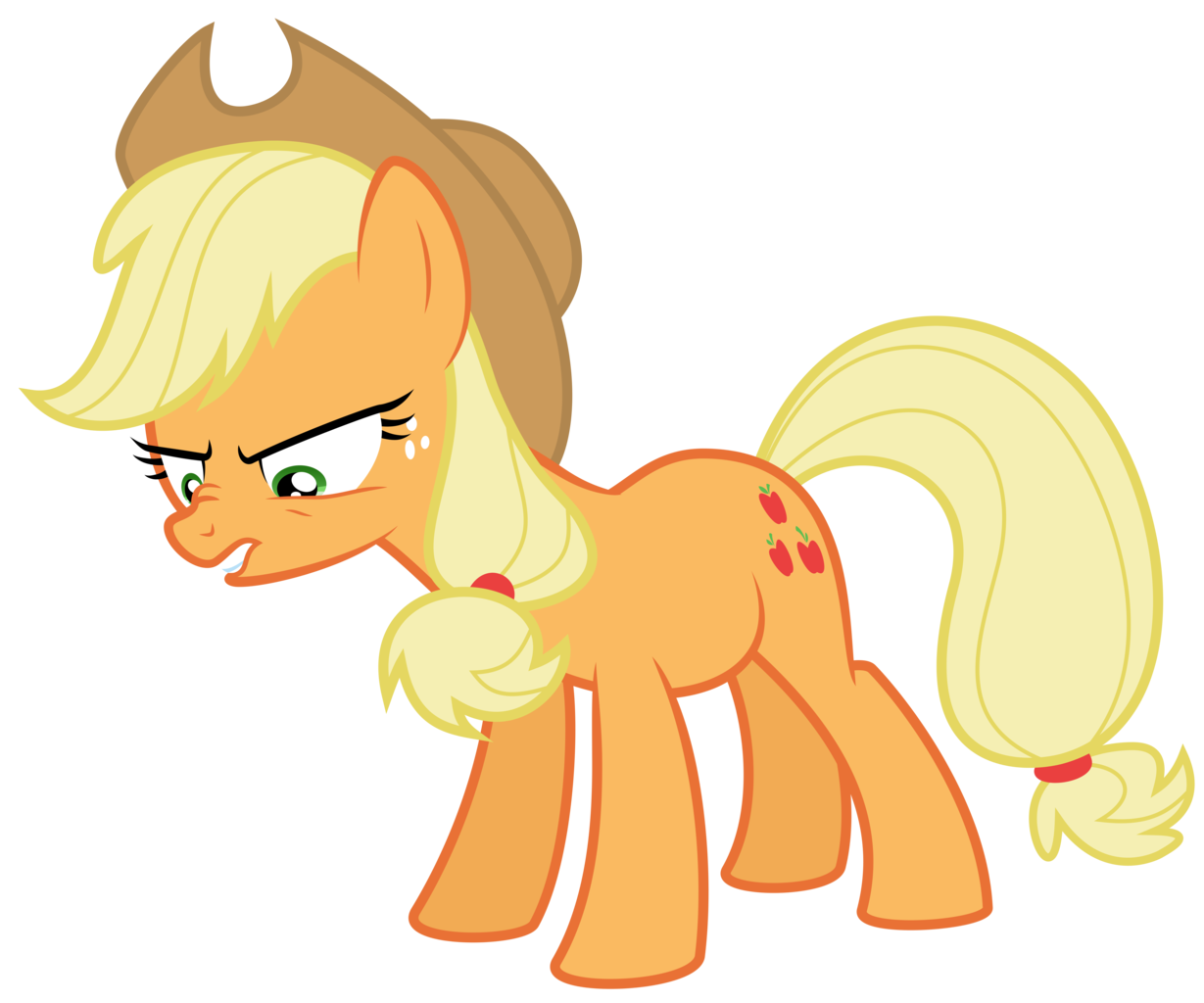 #598917 - safe, artist:spitfire8520, applejack, g4, leap of faith, .svg ...