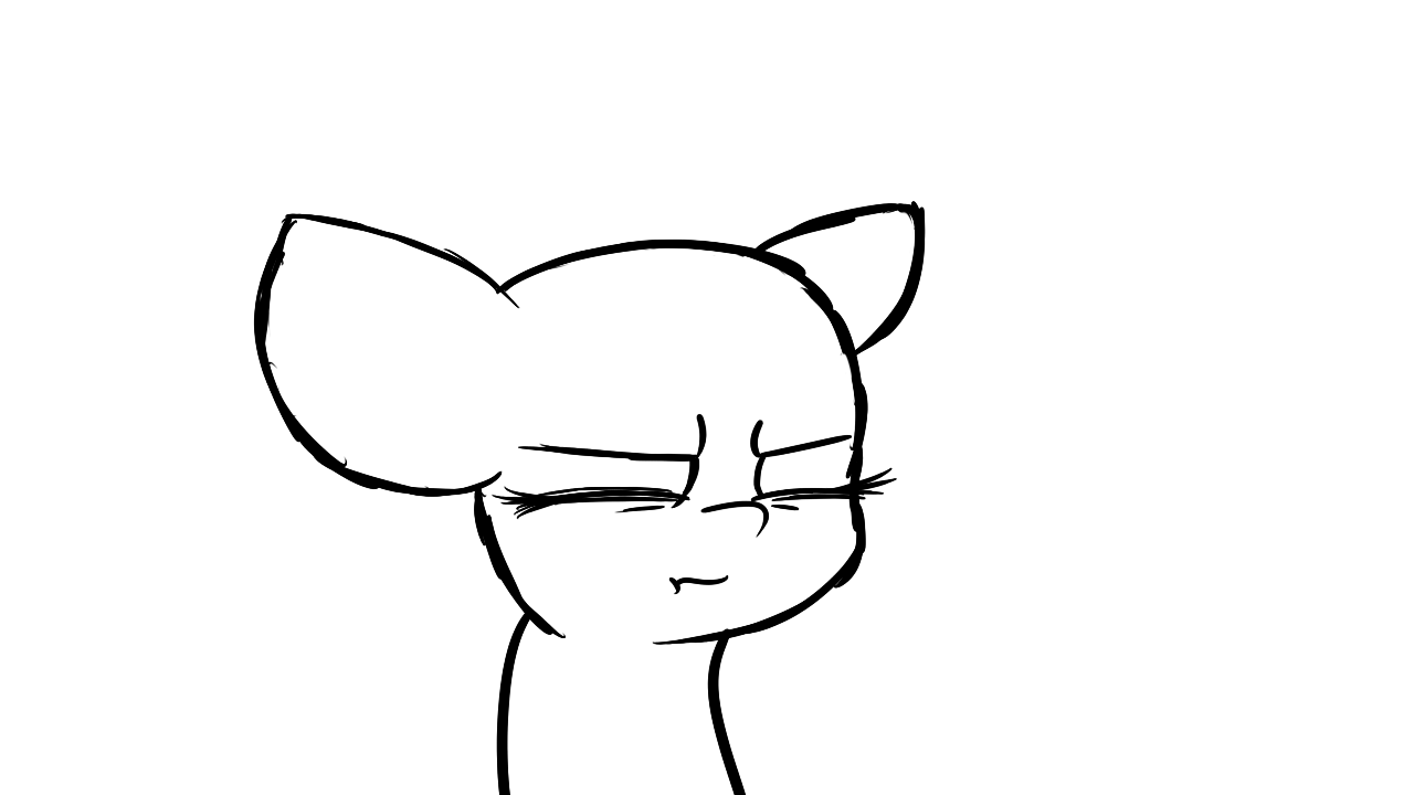#600903 - safe, artist:lightningnickel, animated, bald, base pony, cute ...