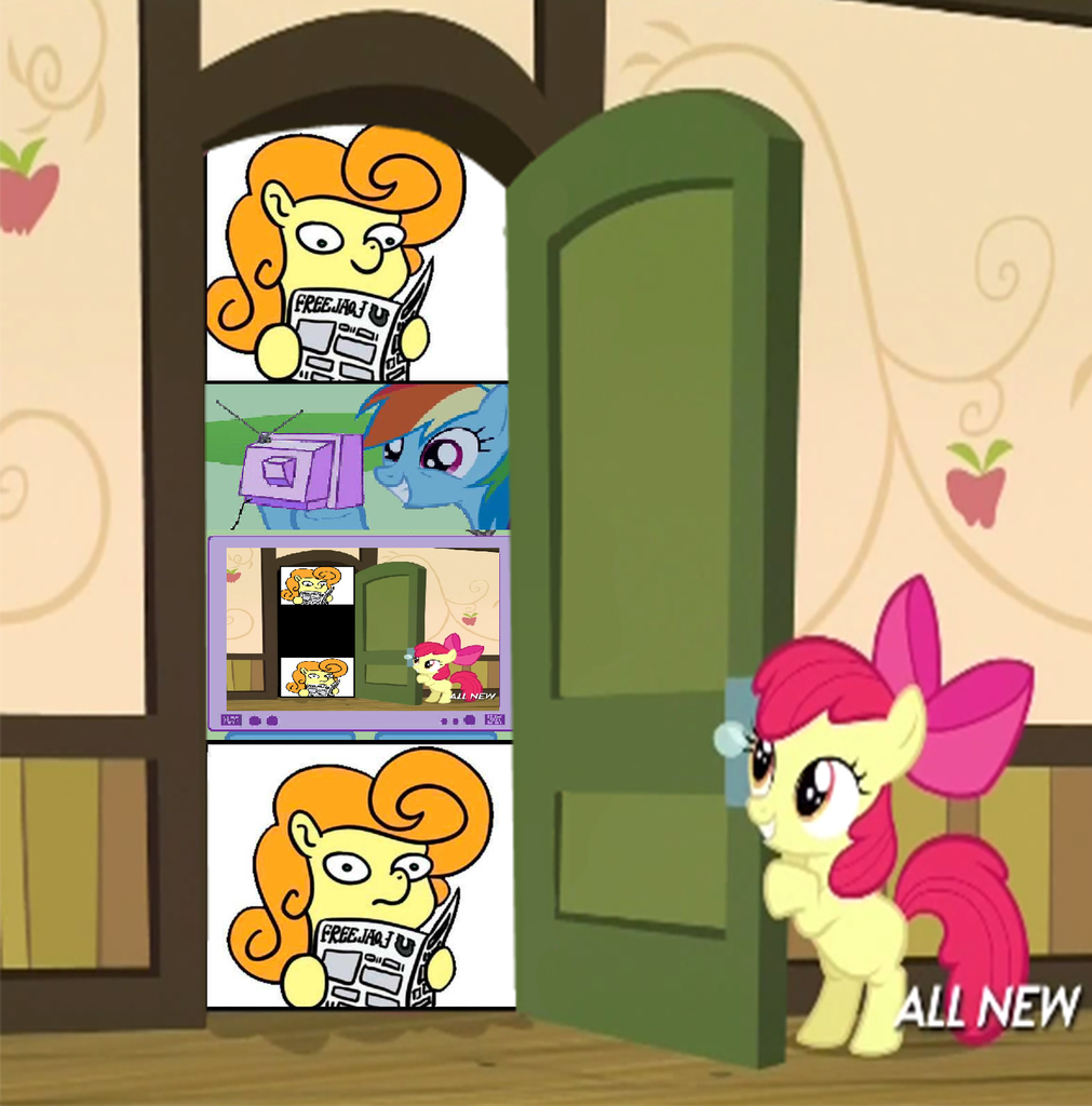 #601504 - safe, apple bloom, carrot top, golden harvest, rainbow dash ...