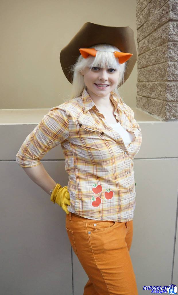 #603886 - safe, applejack, human, g4, cosplay, irl, irl human, photo ...