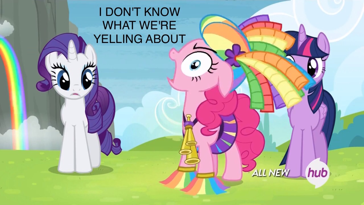 #604010 - safe, edit, edited screencap, screencap, pinkie pie, rarity ...