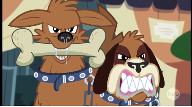 #604652 - safe, screencap, dog, orthros, g4, my little pony: friendship ...