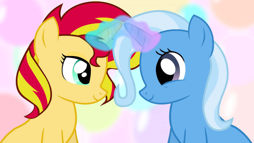 My Little Pony Sunset Shimmer And Trixie