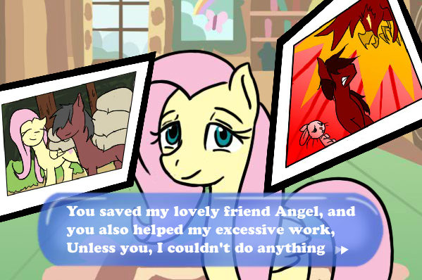 #613700 - artist needed, questionable, fluttershy, oc, g4, engrish ...