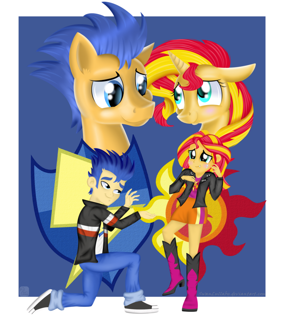 Flashimmer (Flash SentryXSunset Shimmer) - Fimfiction