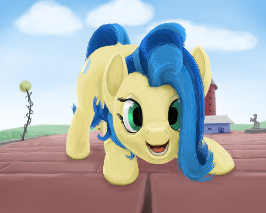 #622850 - safe, artist:lemurkatta, oc, oc only, oc:milky way, pony ...