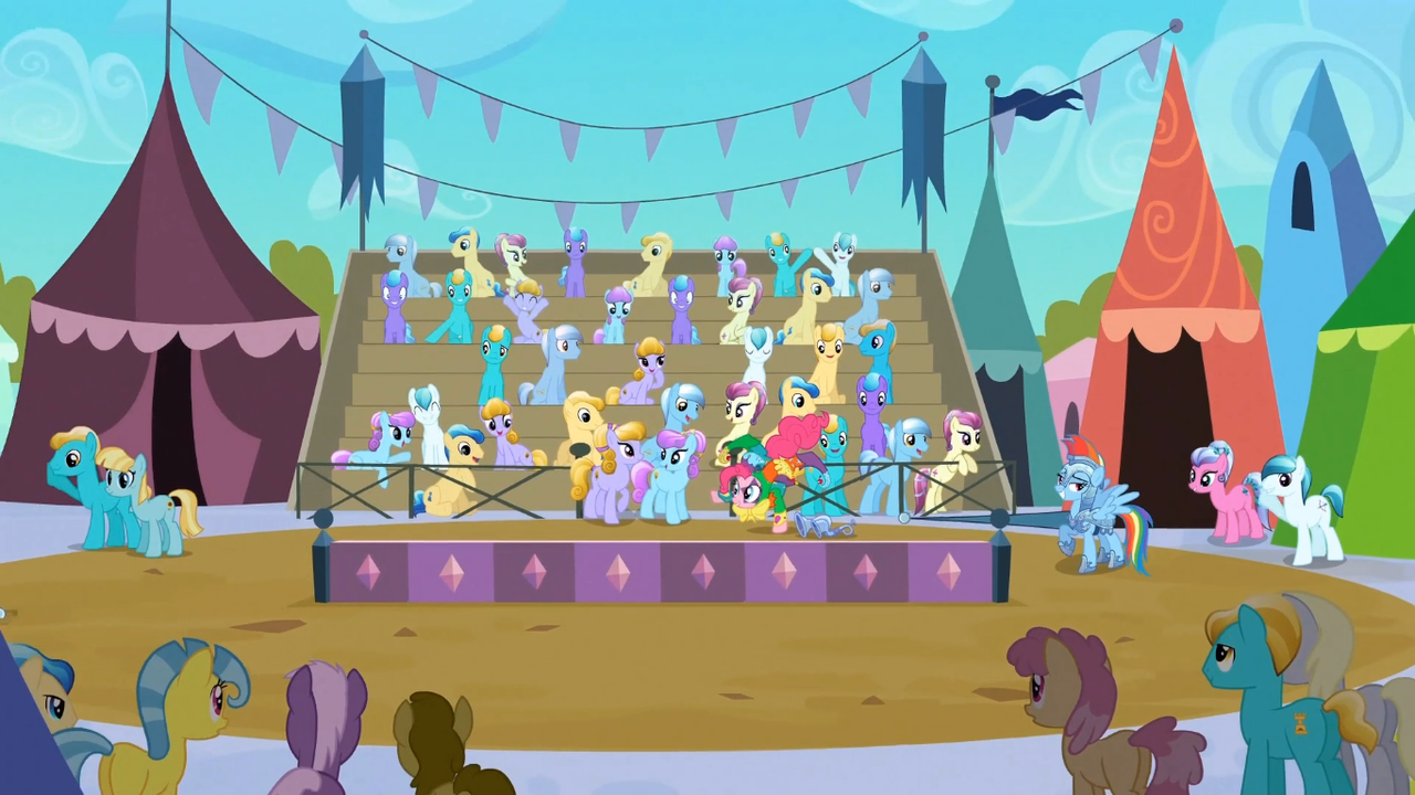 #625406 - safe, screencap, amber waves, bright smile, castle (crystal ...