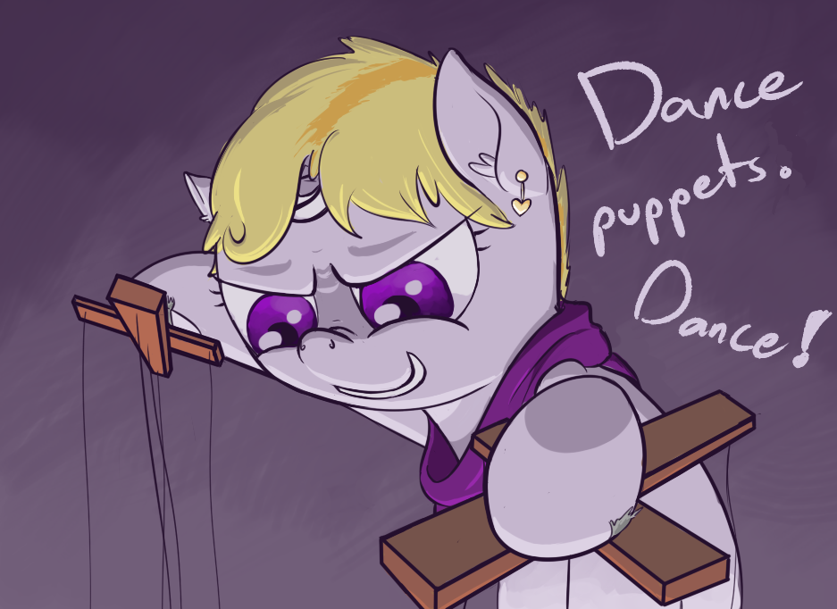 #625974 - safe, artist:a6p, oc, oc only, oc:gene, broken horn, dance ...