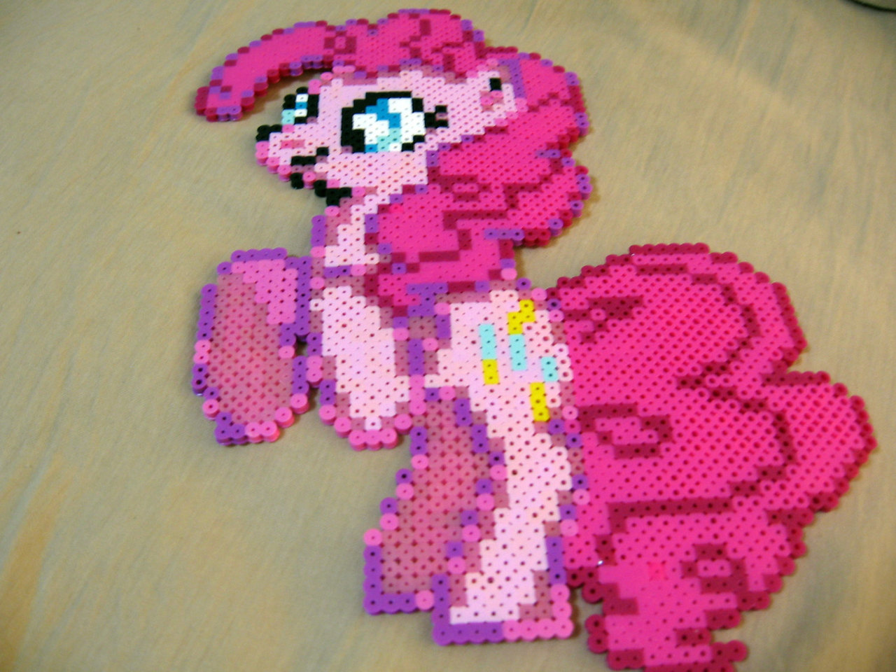 #626271 - safe, artist:y2kdesign, pinkie pie, etsy, female, perler ...