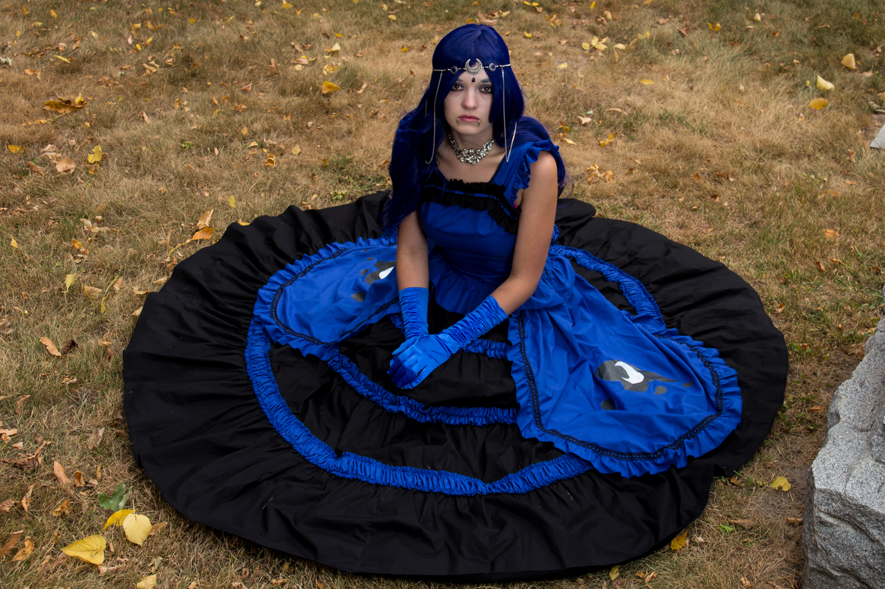 #628772 - safe, artist:lilium666, princess luna, human, cosplay, irl ...
