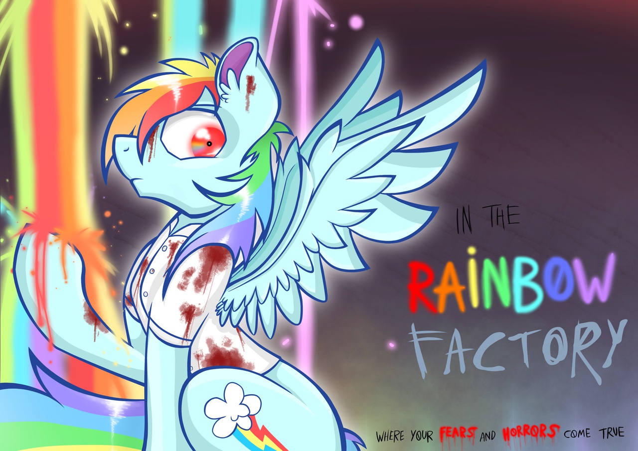 #633039 - semi-grimdark, artist:technicolor-confetti, rainbow dash, fanfic:rainbow factory, g4 ...