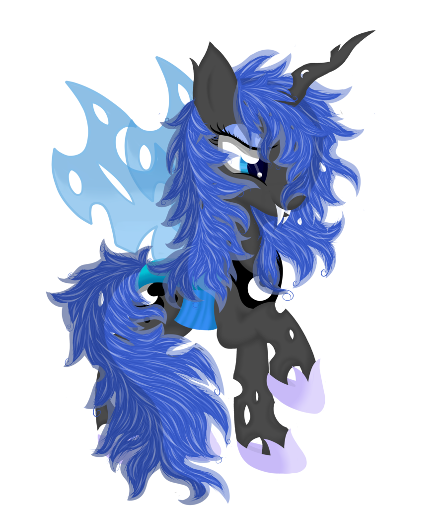 #633393 - safe, artist:law44444, princess luna, changeling ...