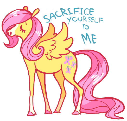 #633407 - safe, artist:jester, edit, fluttershy, g4, /mlp/, female ...