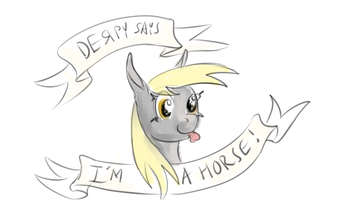 #636010 - safe, artist:archonix, derpy hooves, horse, pegasus, pony, g4 ...