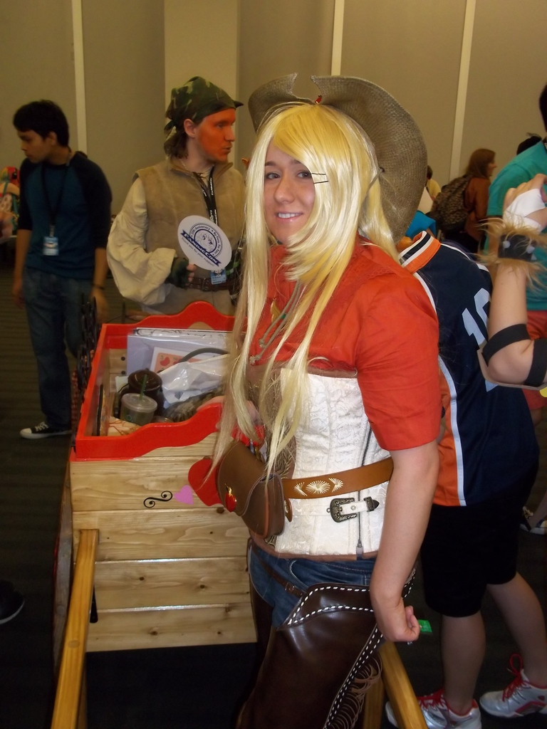 #636812 - safe, applejack, human, cosplay, irl, irl human, photo ...